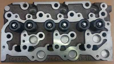 NEW Kubota D1703 Cylinder Head w/valves 1A033-03042 , 1A033-03043 ...