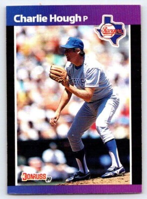 1989 Donruss #165 Charlie Hough Pitcher Texas Rangers FREE shipping | eBay