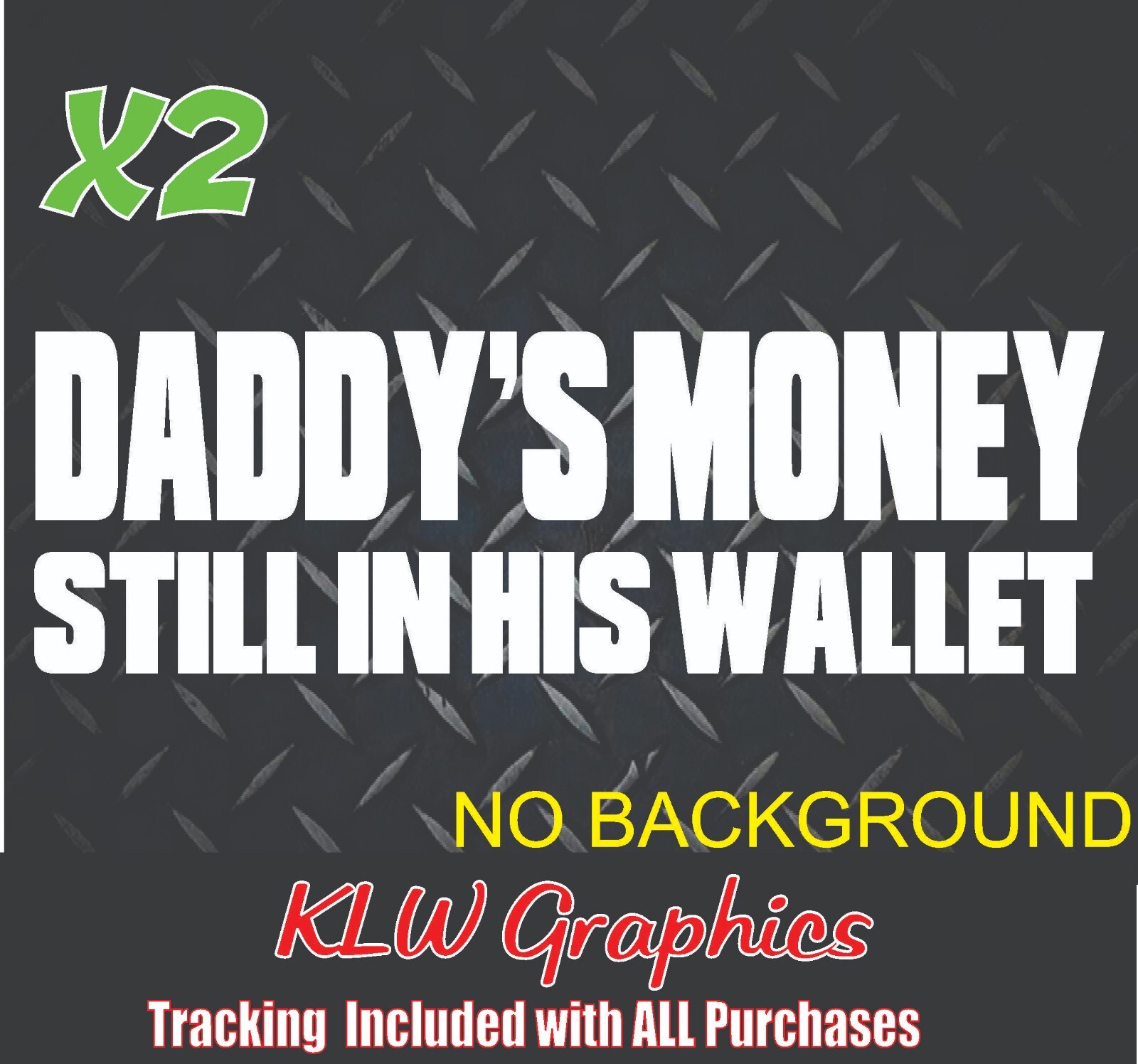 Daddy's Money Decal Sticker Car Turbo Diesel Truck Boost JDM Hated JK ...