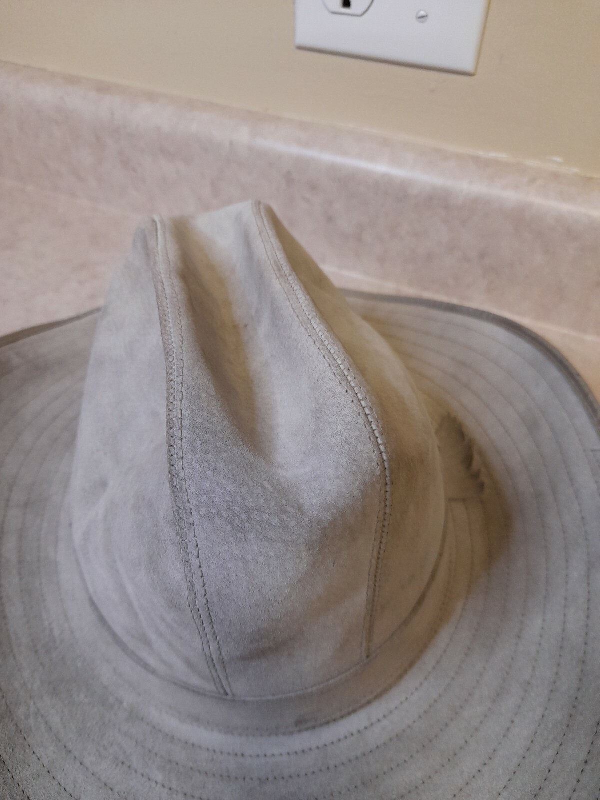 Stetson Cowboy Hat W/ Stetson Pin! 7 1/8 In Good Cond… - Gem