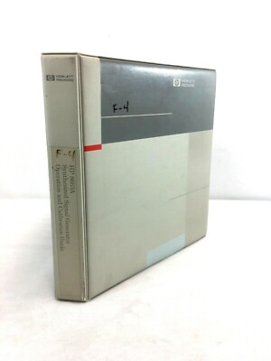 Signal - 8663A Synthesized Signal Generator