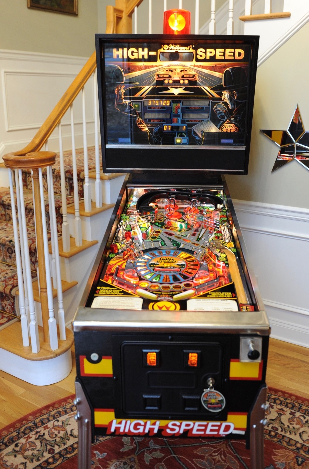 Beautifully restored! High Speed 1986 Williams pinball machine! New ...