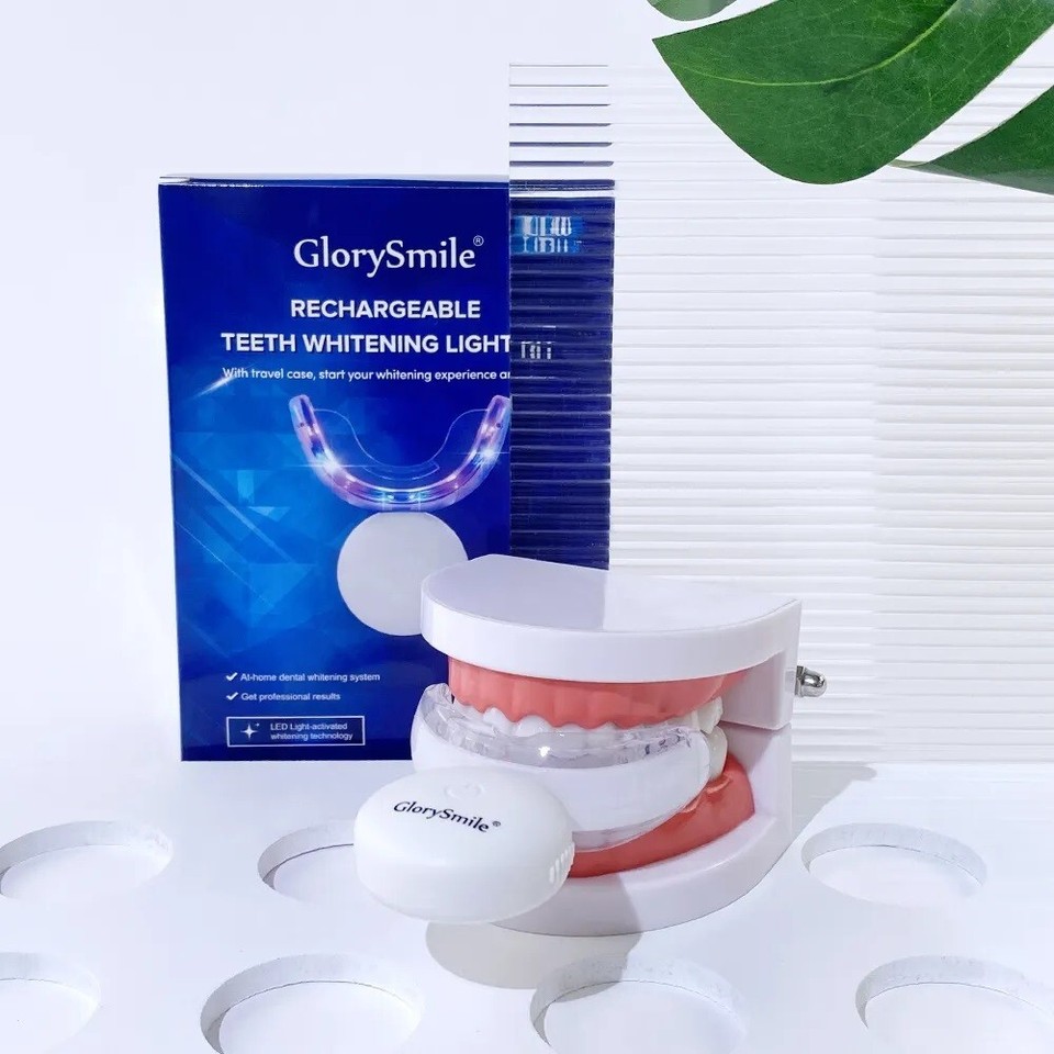 Lamp Teeth Whitening Home Use Approved Tooth Bleach Dental GlorySmile ...