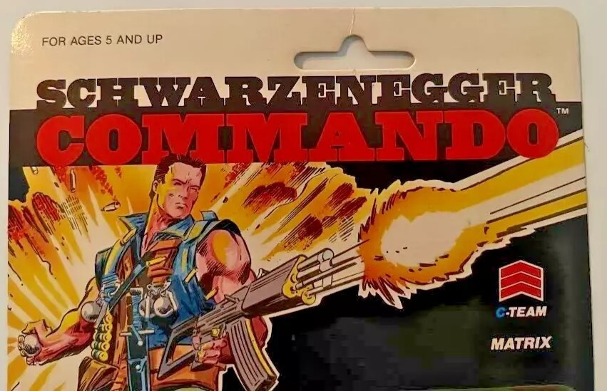 1985 Diamond Toymakers Arnold Schwarzenegger COMMANDO Blaster "RARE" MOC! | eBay