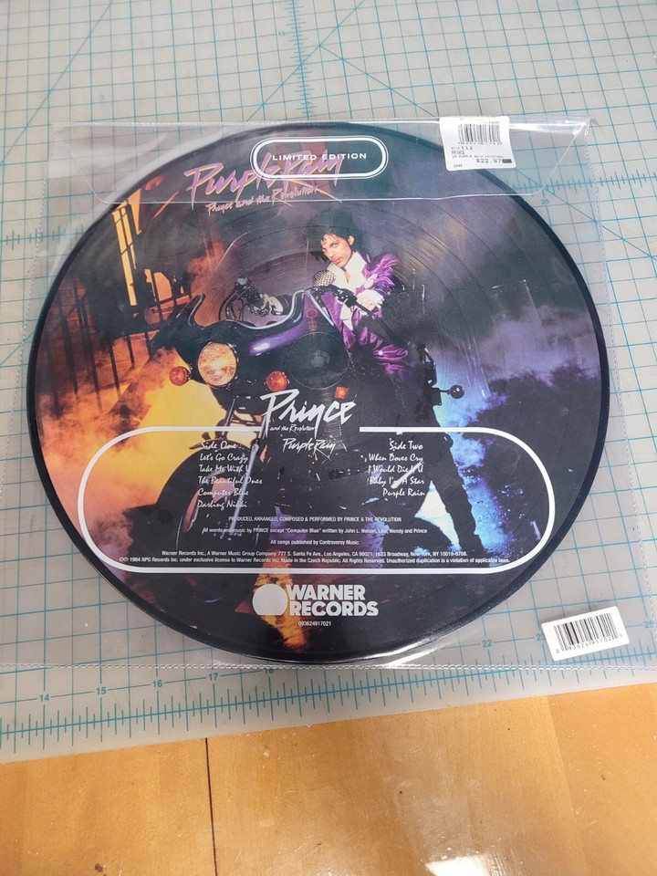 Purple Rain Picture Disc Prince Record 2017 Brand New Limited Edition ...