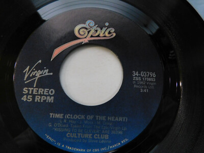 Culture Club – Time (Clock Of The Heart) 1982 7" Single 34-03796 | eBay
