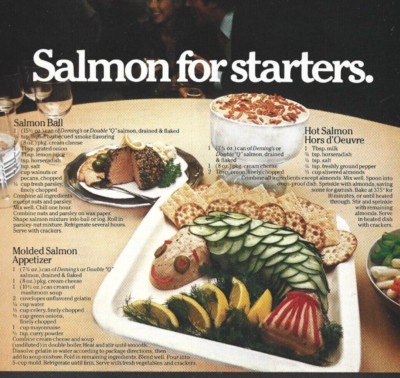 Deming's Sockeye Salmon Print Ad, Deming's Salmon Magazine Ad, Deming's ...