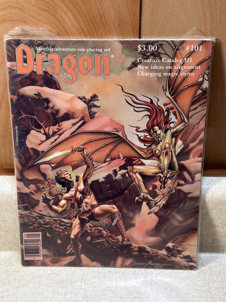 Dragon Magazine lot of 7 Issues #101-105,107,108 Dungeons & Dragons. Ex ...