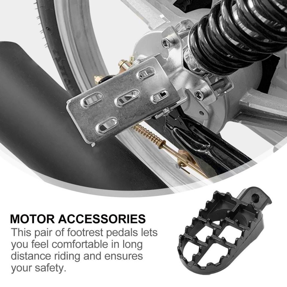 2 Pcs Motorcycle Pedals Set Dirt Bike off Road Accessory Accessories ...