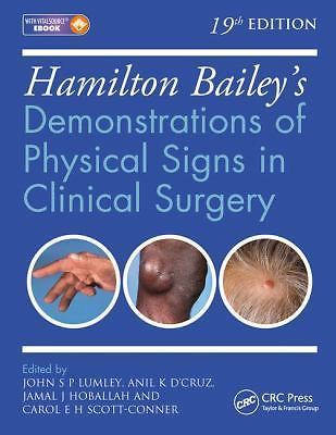 Hamilton Bailey's Physical Signs : Demonstrations of Physical Signs in ...