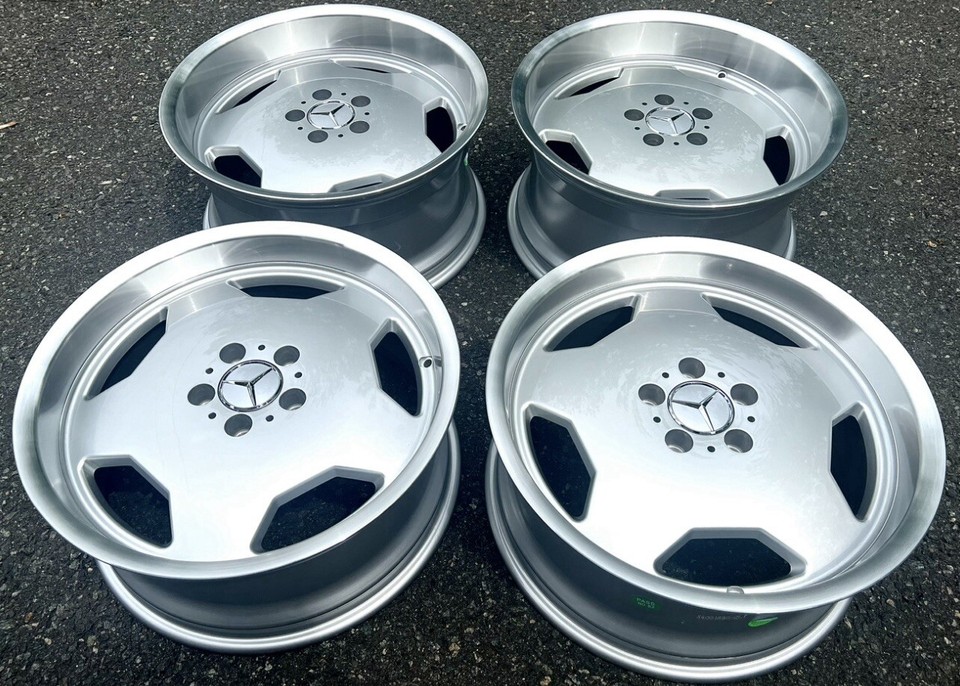 MERCEDES DEEP DISH MONOBLOCK 18 INCH RIMS WHEELS SET4 NEW FITS AMG | eBay
