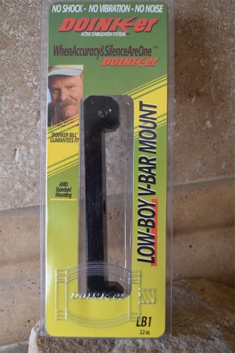 NOS DOINKER LOW BOY V-BAR MOUNT LB1 2.2oz Archery Stabilizer NO Noise ...
