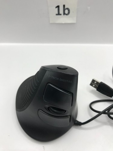 J-Tech Digital Wired Vertical Mouse Ergonomic USB Adjustable ...