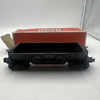LIONEL POSTWAR O GAUGE COAL DUMP CAR #3469 WITH BOX | eBay
