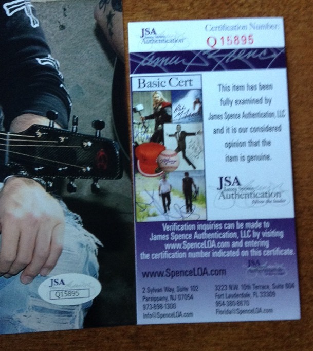 Brantley Gilbert Signed Autographed 8X10 Photo JSA COA | eBay