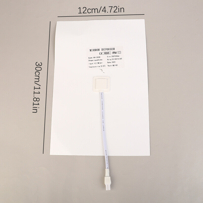 AC 230V Defogger Pad Heater Anti-fog Film Defogger Pad For Led Mirror ...