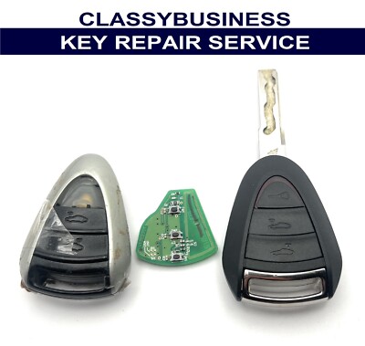 Repair service for PORSCHE 911 996 Cayman 3 button remote key fob ...