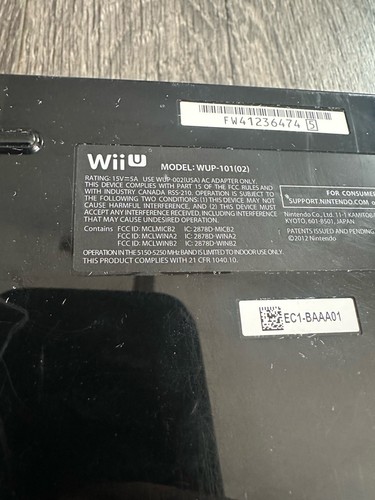 Nintendo Wii U Launch Edition 32GB Black Handheld Video Game Console | eBay