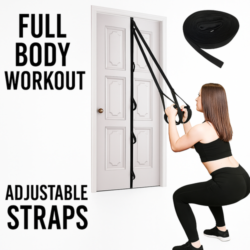 Door Anchor Resistance Bands Straps, Home Gym Workout Training ...