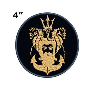 US NAVY Crossing of the Equator Shellback Military Patch GOLDEN ...