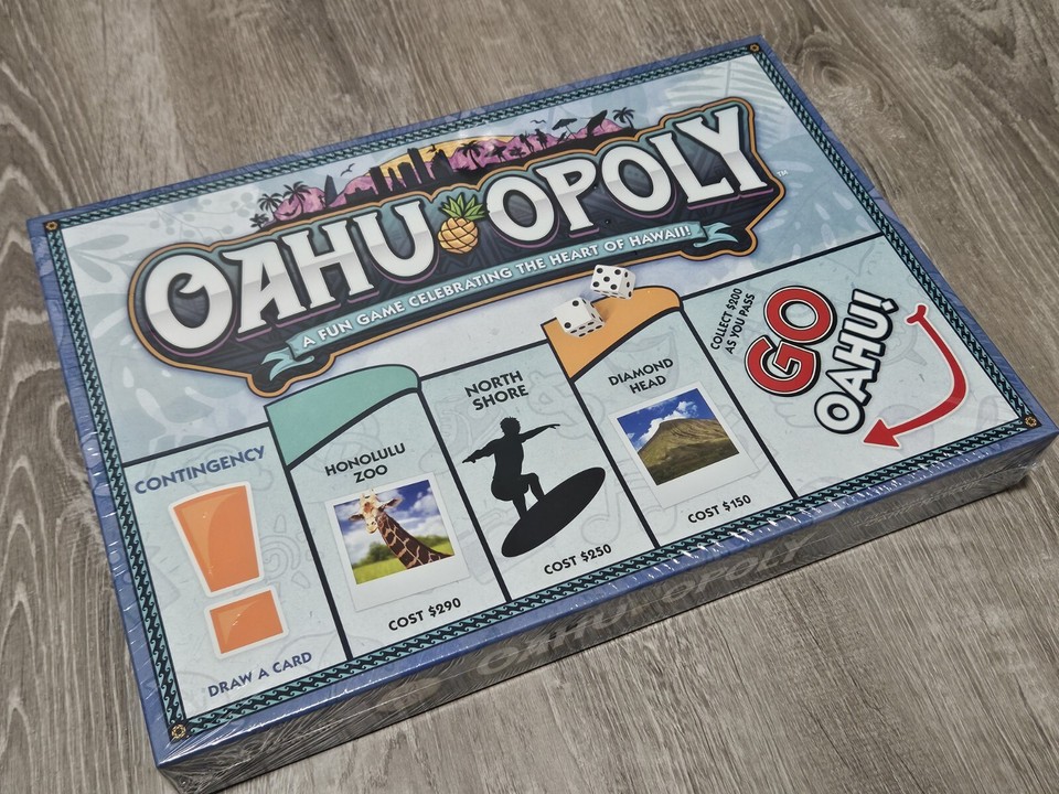 Oahu Opoly Hawaii Monopoly Board Game Limited Edition - New Sealed! | eBay