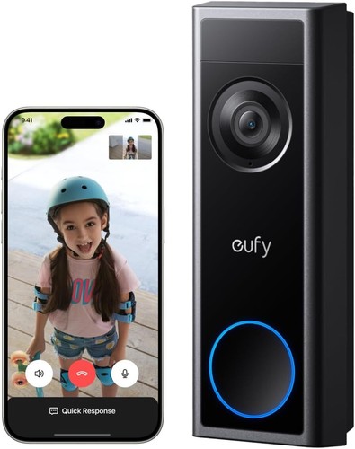 eufy Video Doorbell Camera C31 2K FHD Security Phone Door Ring Intercom ...