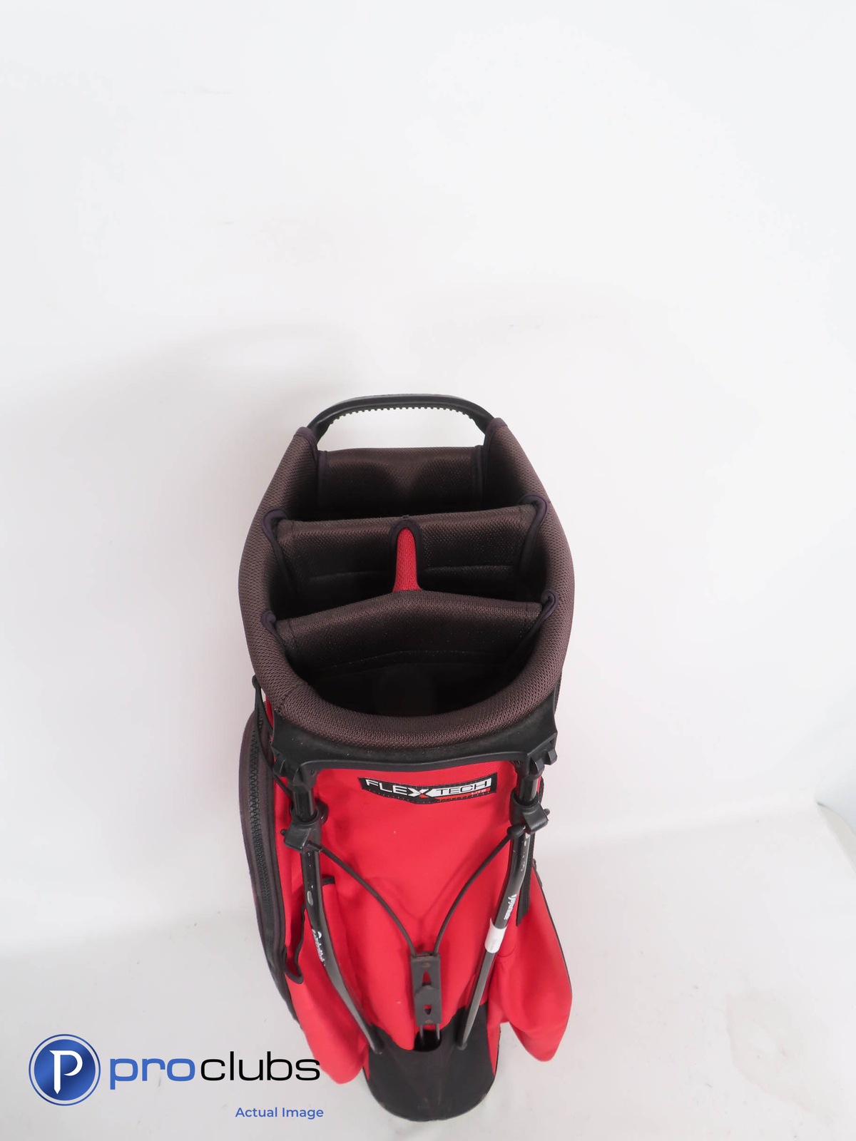 TaylorMade FlexTech Lite Stand Golf Bag Single Strap Red Streamsong ...