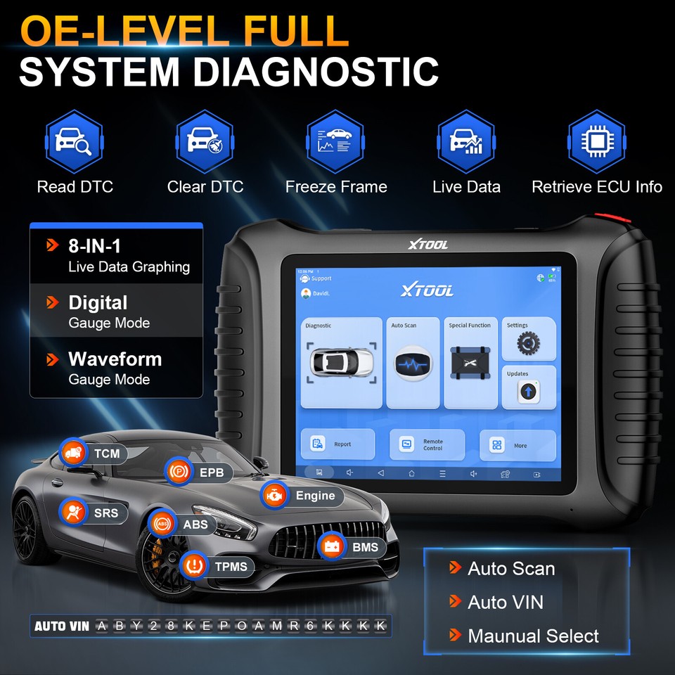 2026 XTOOL X100PAD3 V2.0 Key Fob Programmer Diagnostic Tool Coding OBD2 ...