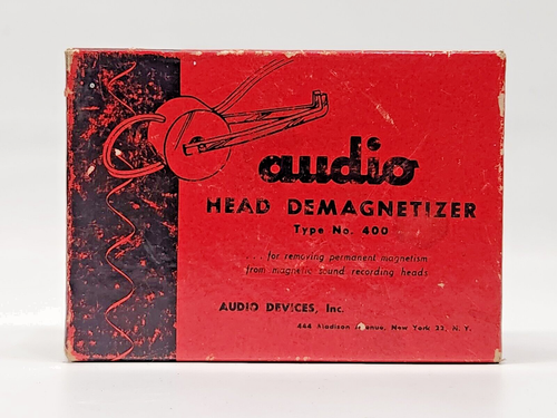 AUDIO DEVICES HEAD DEMAGNETIZER No. 400 IN BOX | eBay