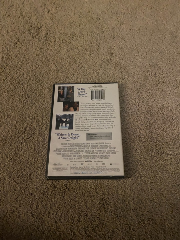 THE PREACHER'S WIFE DVD NEW 786936125016 | eBay