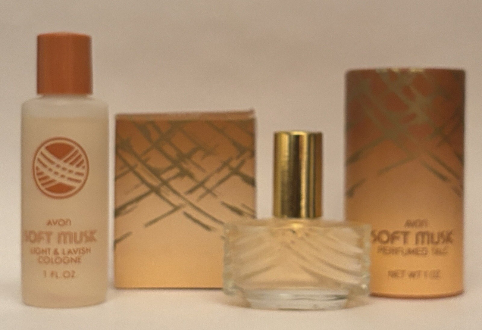 Avon Soft Musk colognes with perfumed body talc | eBay