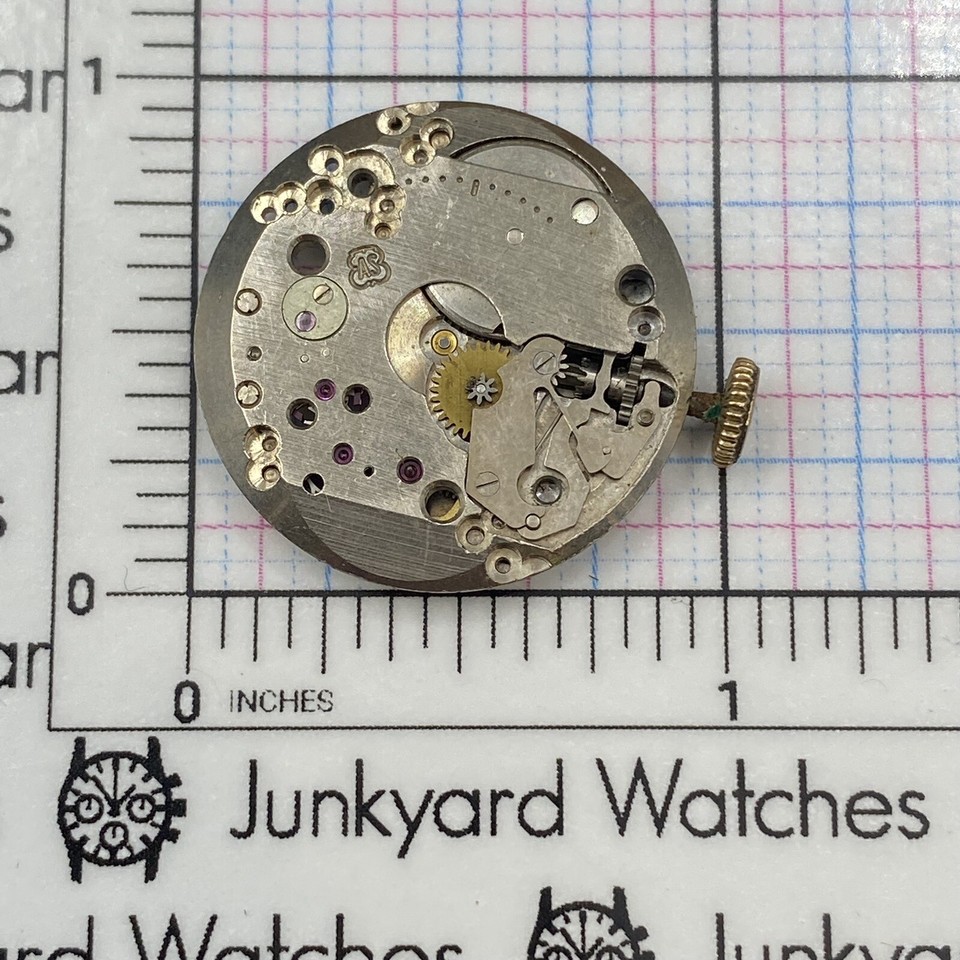 Vintage Bulova Watch Movement Repair Parts Spare 15 Jewels Watchmaker ...