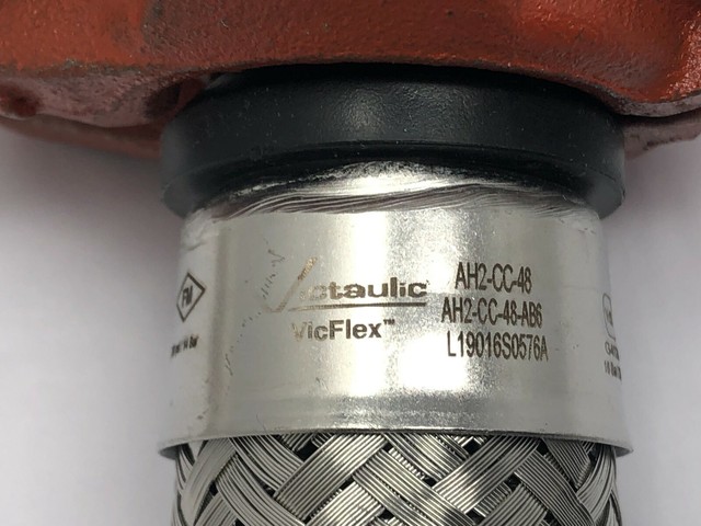 Victaulic AH2-CC-48 48" /4" Vic-Flex AH2 SS Sprinkler Braided Hose for ...