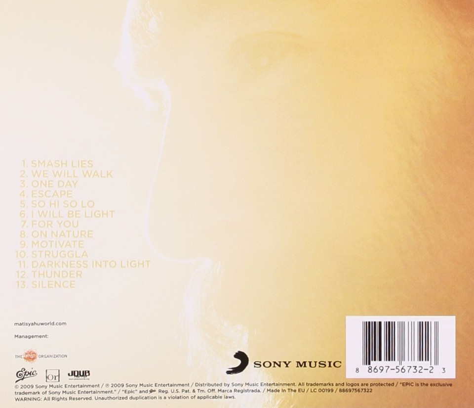 Matisyahu Light (CD) (UK IMPORT) | eBay