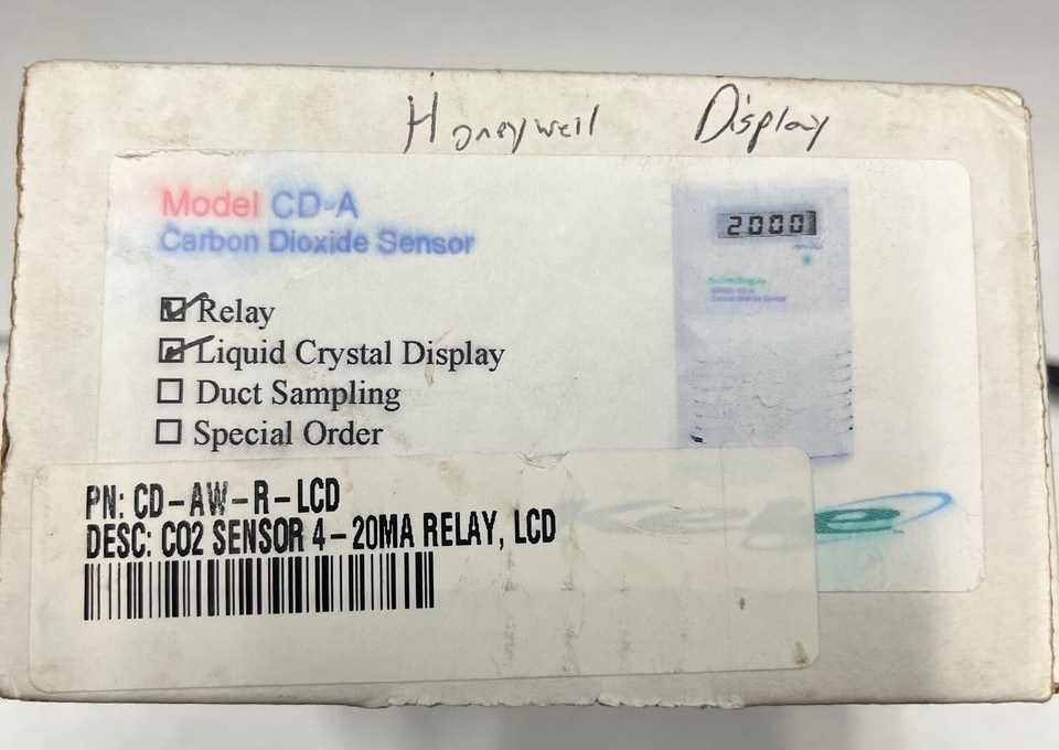 Kele Model CD-A Carbon Dioxide Sensor 4-20MA | eBay