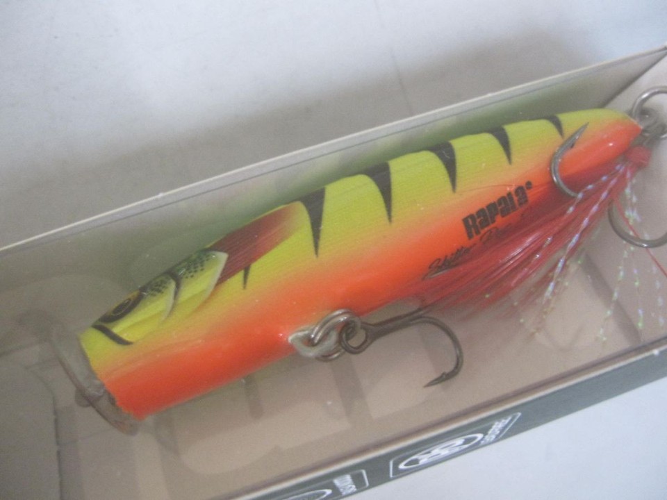 Rapala Skitter Pop Elite 75 GDFT SPE75 New Fire Tiger | eBay Australia