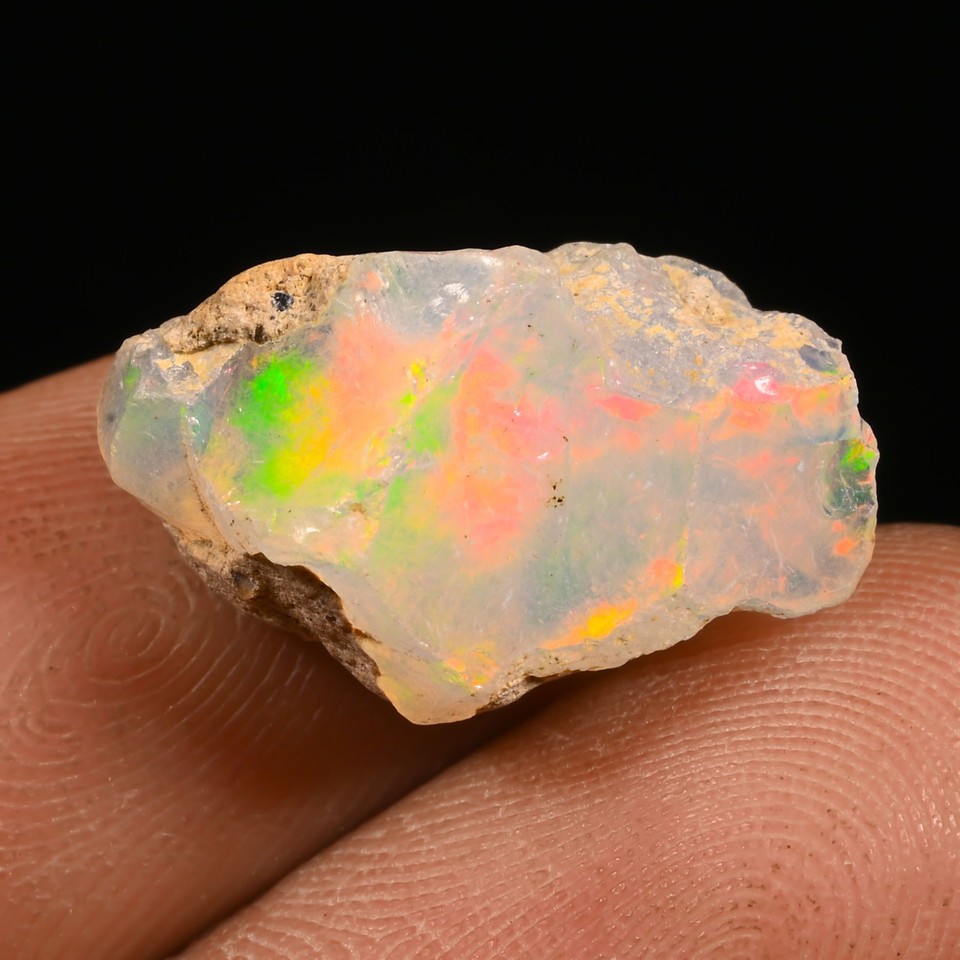 Opal Rough, White Opal Raw, Ethiopian Welo Fire Opal Gemstone Rough 6. ...