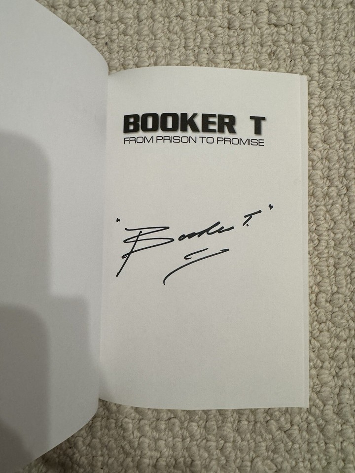 From Prison to Promise by WWE Hall of Famer Booker T (Autographed Copy ...