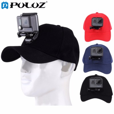 PULUZ Baseball Hat Cap for GoPro Outdoor Sun Hat Topi Cap with Holder ...