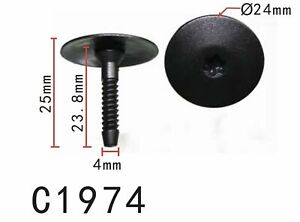 20pcs Fit BMW Side Shield & Trim Retainer 07147296886 autobahn88 | eBay