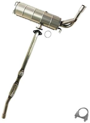 Steel Resonator Exhaust Pipe Muffler System Kit fits: 04 - 05 Toyota ...