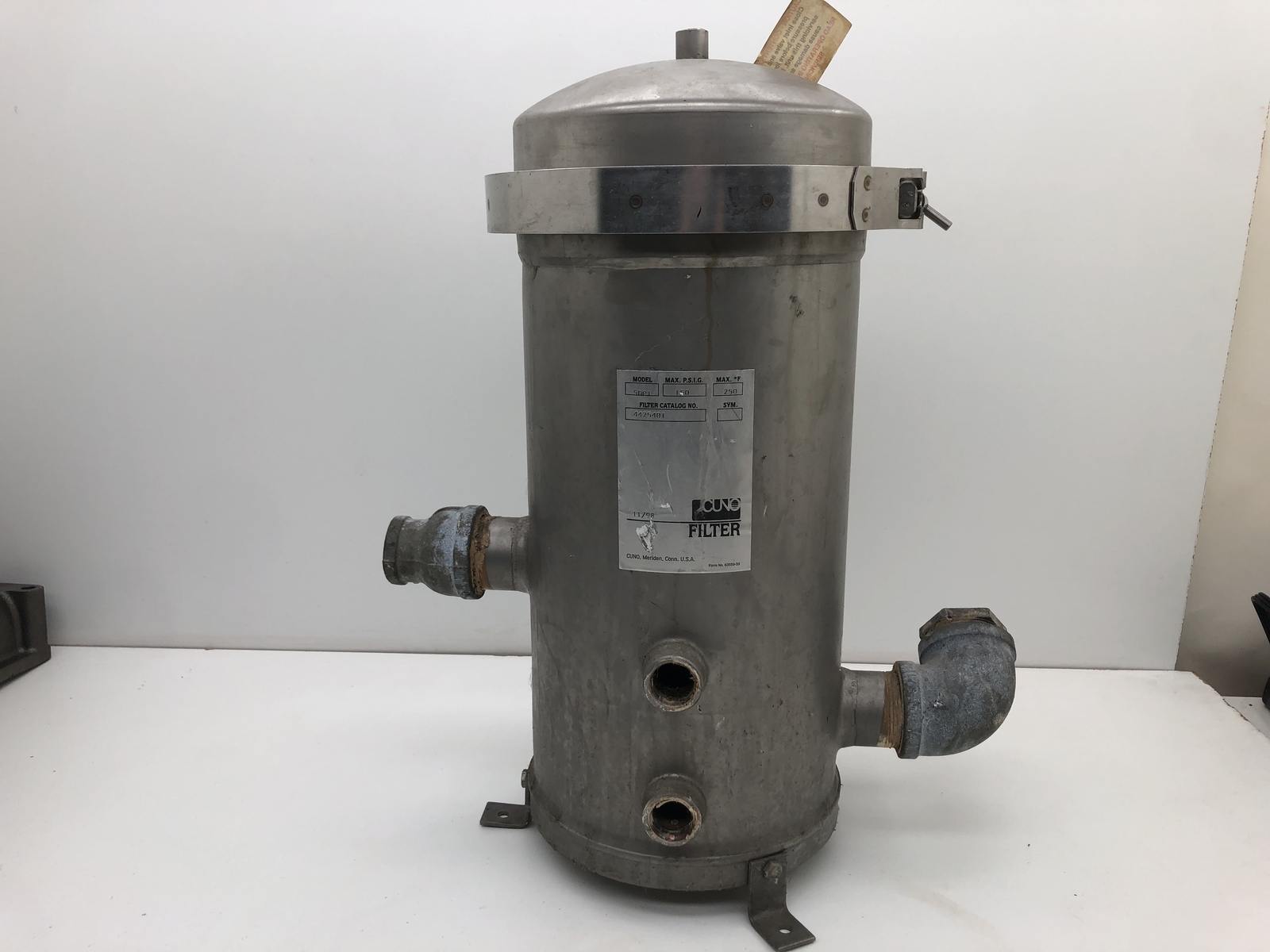 CUNO DC Cartridge Housing 5DC1 Filter Housing Stainless Steel | eBay