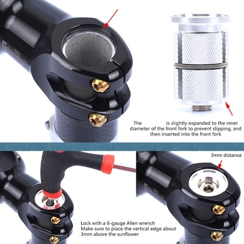 Front Fork Screw Headset Hanging Cores Fork Steerer Headset Expansion ...