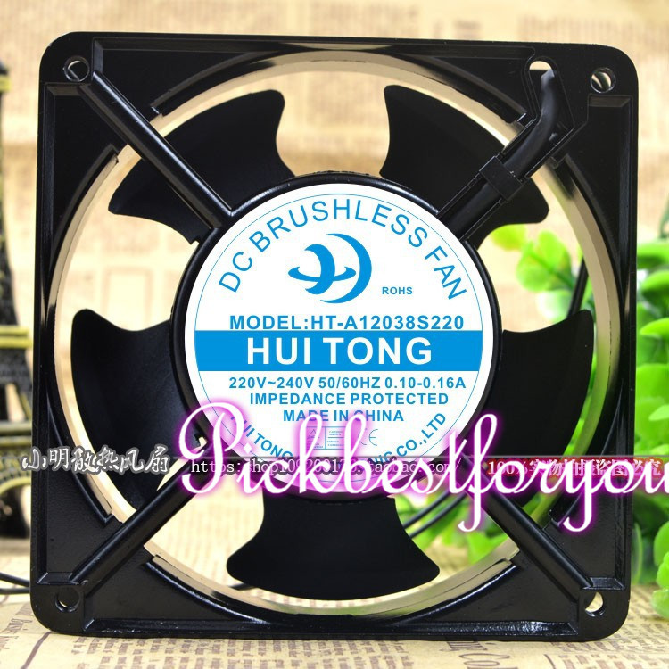 Original HUITONG HT-A12038S220 220-240V 0.1-0.16A High temperature fan #M264B QL | eBay