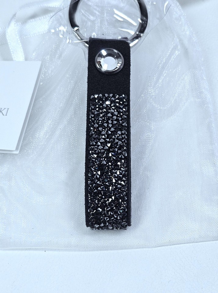 Swarovski Glam Rock Key Ring Black Strap - 5467075 - MLGLD/STS | eBay