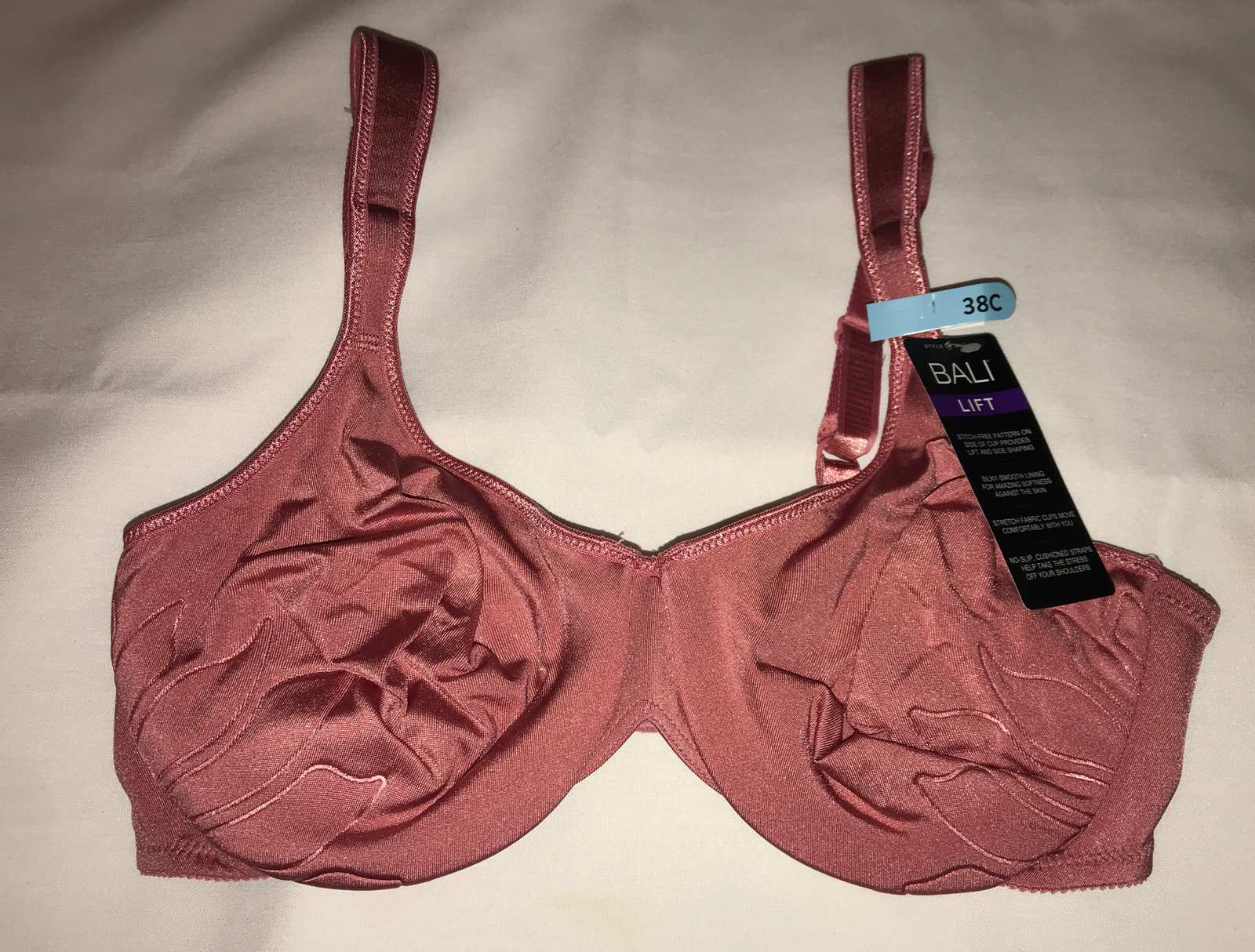 Bali DF3353 3353 Live it up Side Shaping Bra 38C | eBay