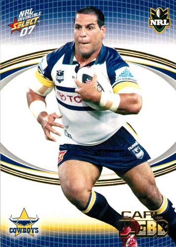 Nouveau 2007 NORTH QUEENSLAND COWBOYS NRL Card CARL WEBB | eBay
