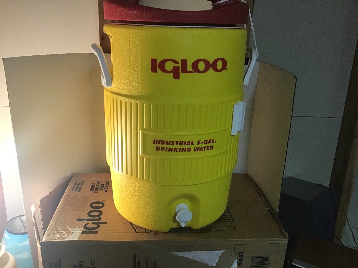 Igloo 5gal 400 Series Redyellow Plastic Water Cooler 000