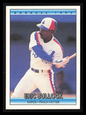 Eric Bullock 1992 Donruss #683 Montreal Expos | eBay