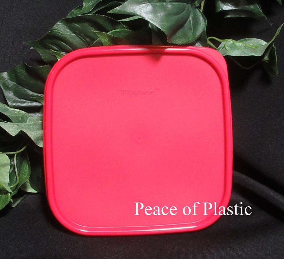 Tupperware ~New~Modular Mate Mates Red Replacement Seal Lid Square ~ | eBay